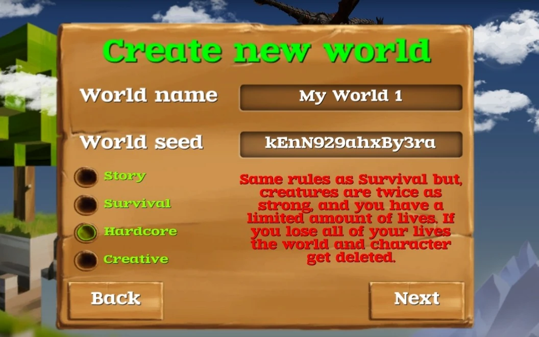 Hardcore | Block Story Wiki | Fandom