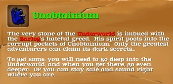 Unobtainium | Block Story Wiki | Fandom