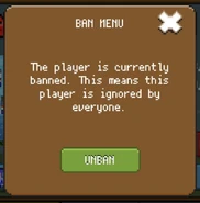 Ban | Block Bros. Wiki | Fandom