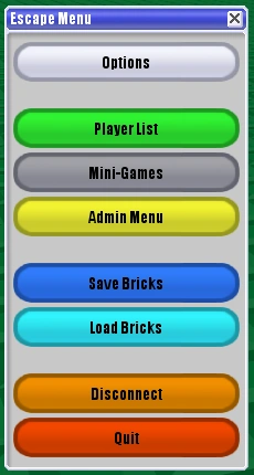 Escape Menu | Blockland Wiki | Fandom