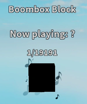 Boombox Block | Blocks.rng Wiki | Fandom