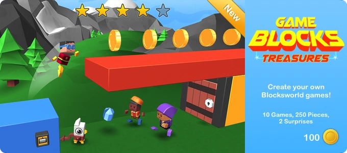 Game Blocks - Treasures | Blocksworld Wiki | Fandom
