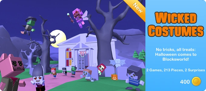 Wicked Costumes | Blocksworld Wiki | Fandom