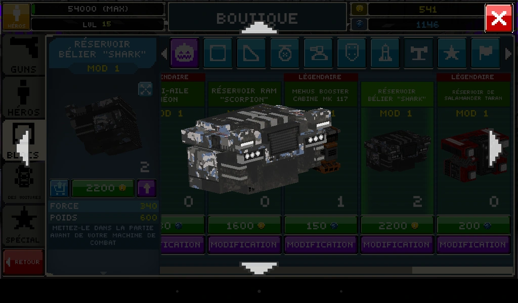 Tank "Shark" Ram | BlockyCars Wikia | Fandom