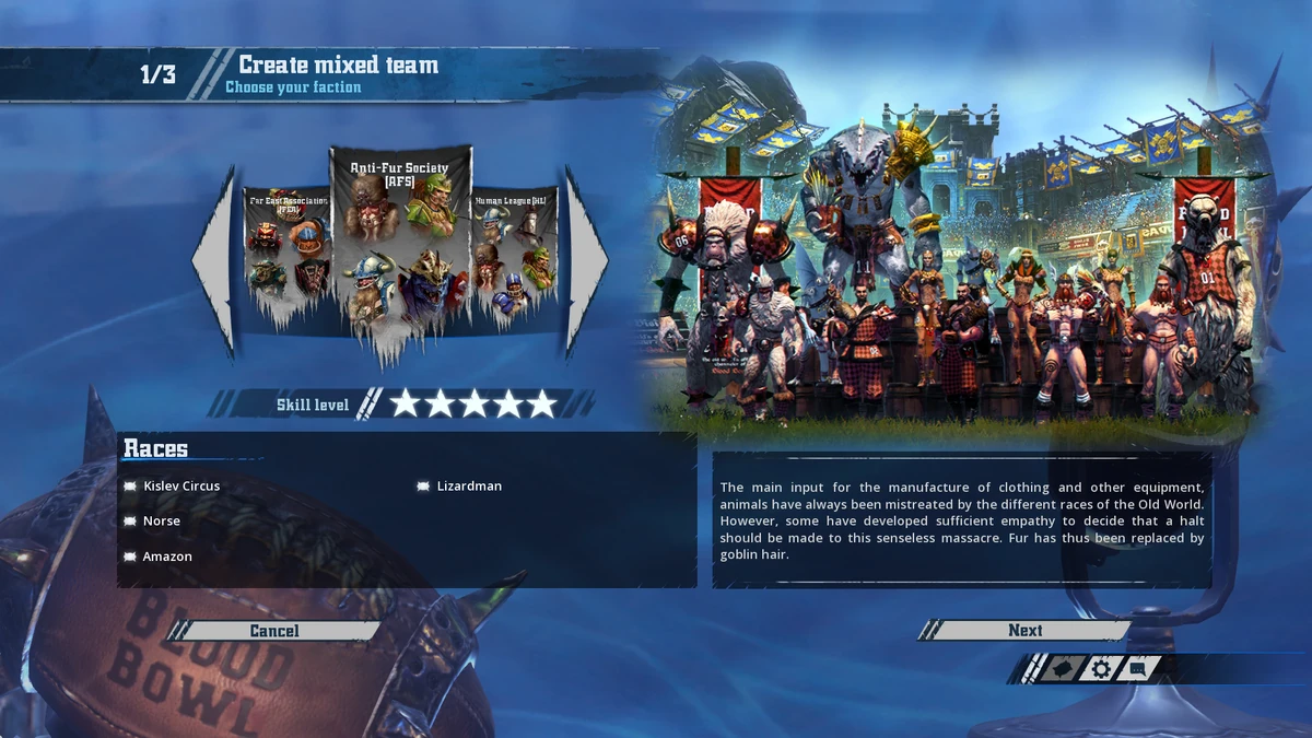 Anti-Fur Society (AFS) | Blood Bowl 2 (video game) Wiki | Fandom