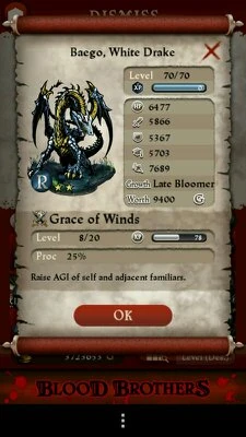 Familiars/Rare/Baego, White Drake | Blood Brothers Wiki | Fandom