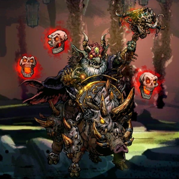 Grok'shul, the Horned Rider | Blood Brothers 2 Wiki | Fandom