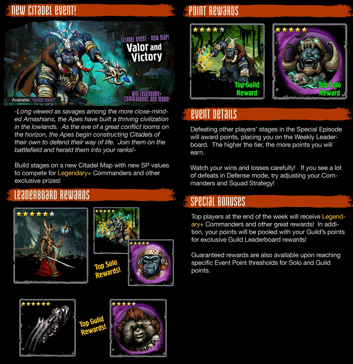 Valor and Victory | Blood Brothers 2 Wiki | Fandom