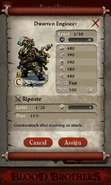 Dwarven Engineer | Blood Brothers Wiki | Fandom