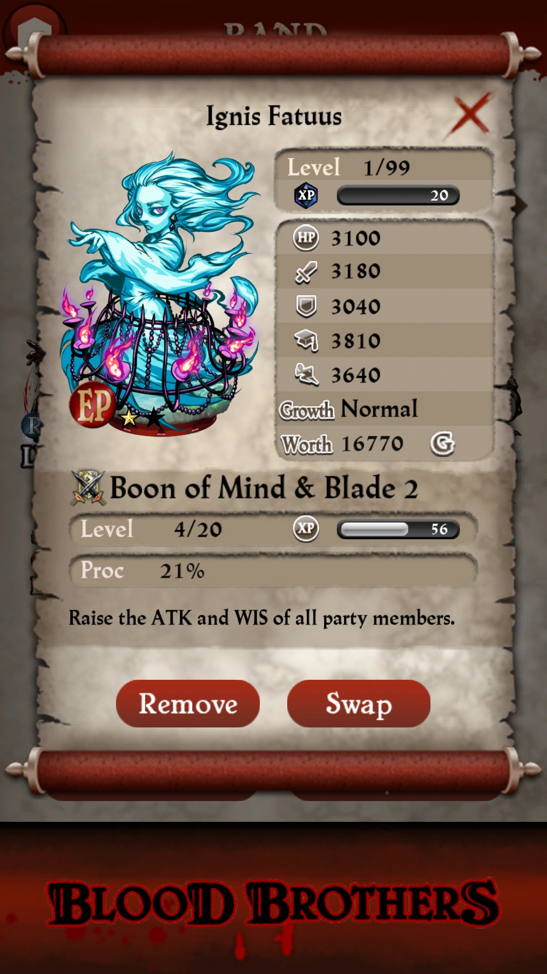 Ignis Fatuus | Blood Brothers Wiki | Fandom