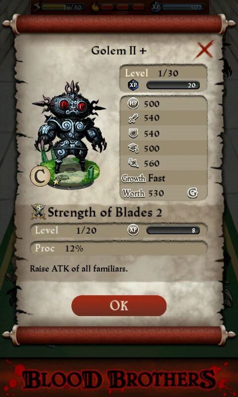Golem II + | Blood Brothers Wiki | Fandom