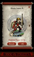 Heavy Lancer II | Blood Brothers Wiki | Fandom