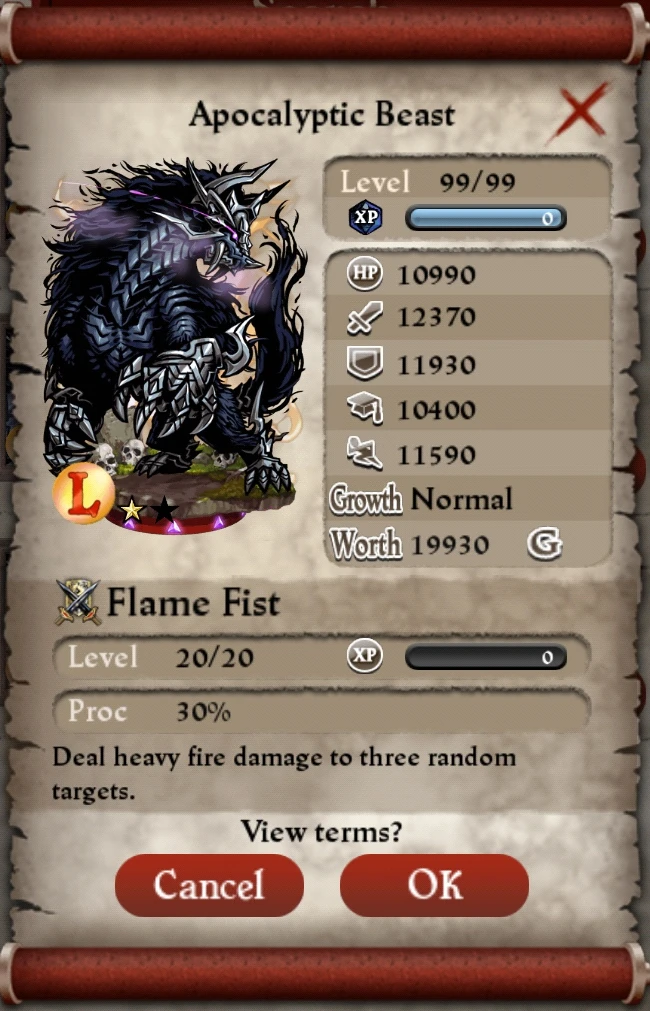 Apocalyptic Beast | Blood Brothers Wiki | Fandom