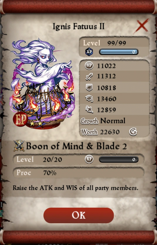 Ignis Fatuus II | Blood Brothers Wiki | Fandom