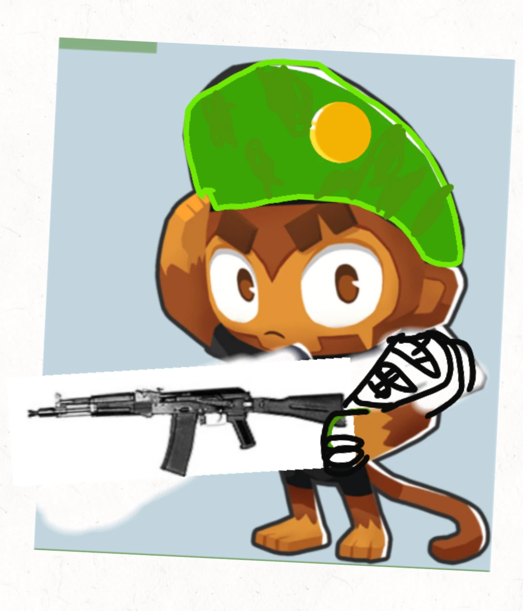 Soldier Monkey (DartDartPopper) | Bloons Conception Wiki | Fandom