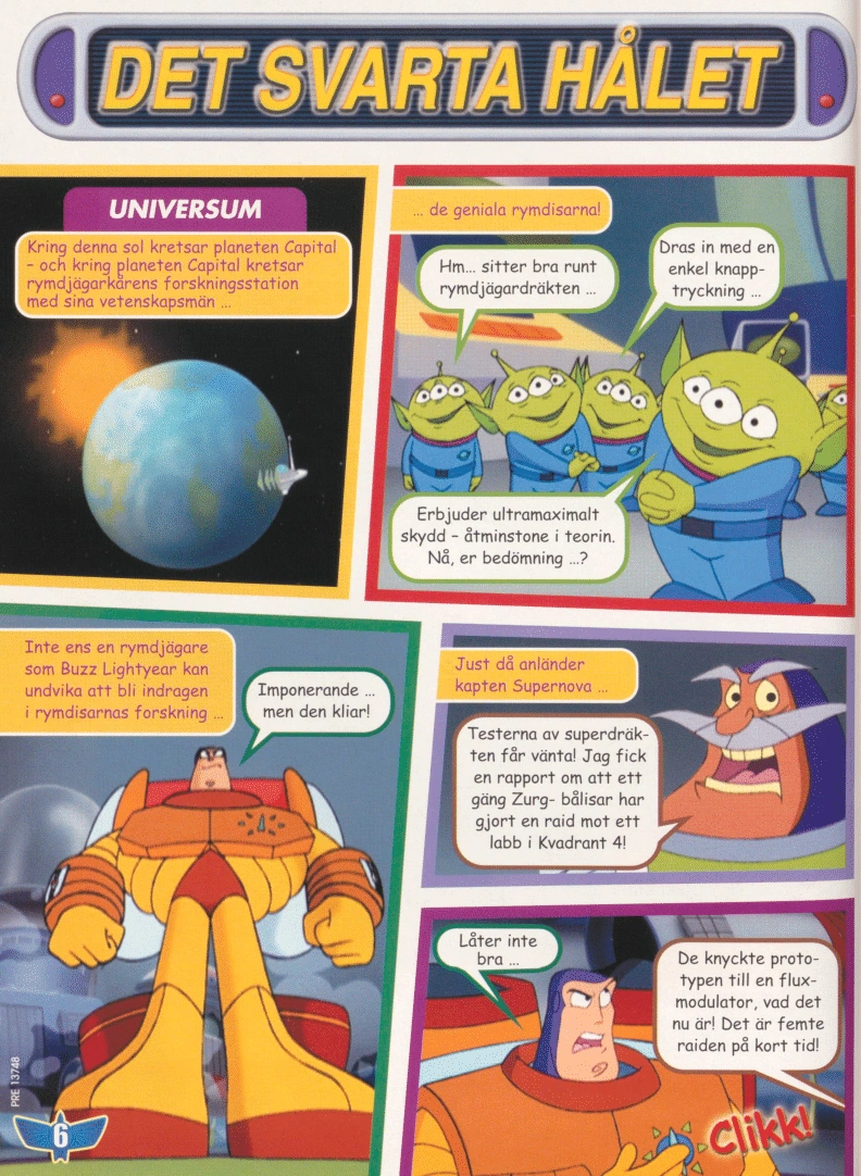 The Black Hole (comic) | Buzz Lightyear of Star Command Wiki | Fandom