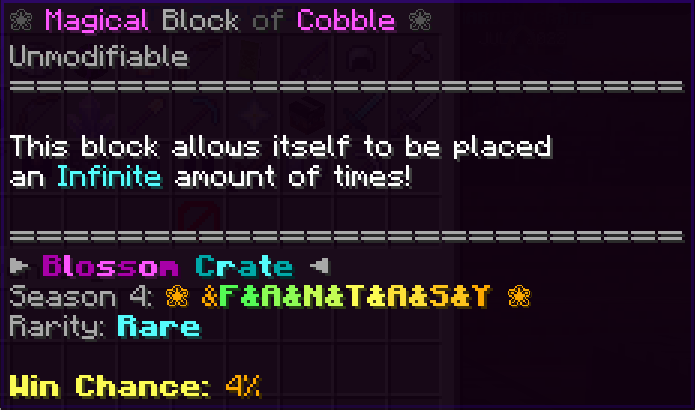 Magical Block of Cobble | BlossomCraft Wiki | Fandom
