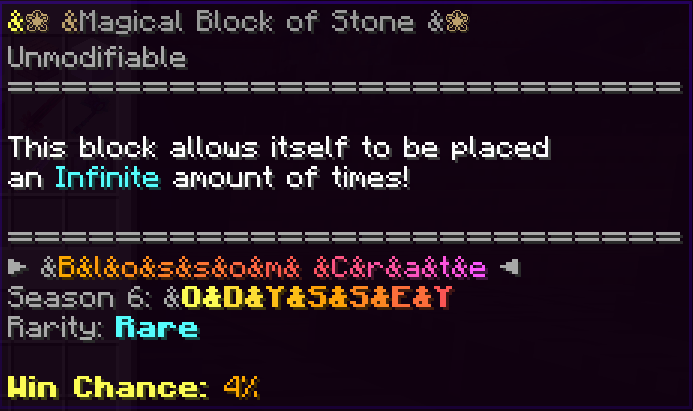 Magical Block of Stone | BlossomCraft Wiki | Fandom