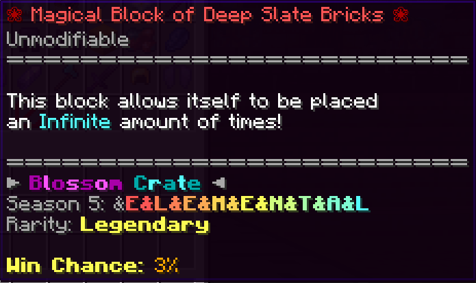 Magical Block of Deep Slate Bricks | BlossomCraft Wiki | Fandom