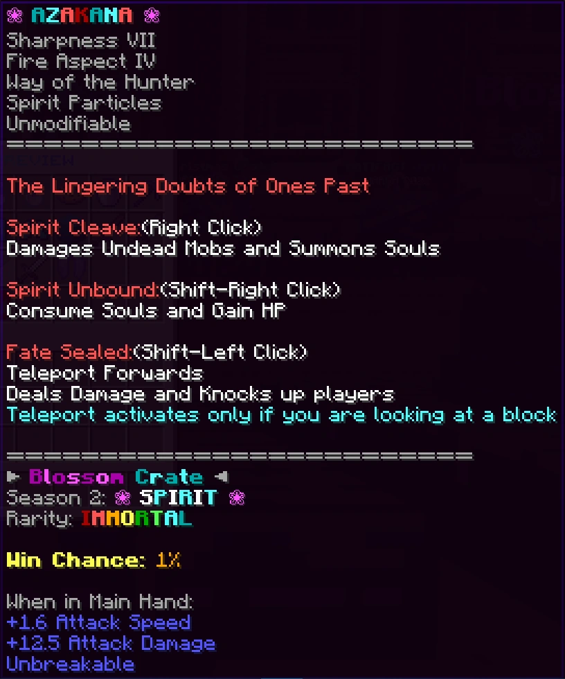 Azakana | BlossomCraft Wiki | Fandom