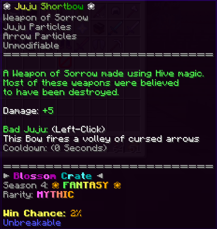 Juju Shortbow | BlossomCraft Wiki | Fandom
