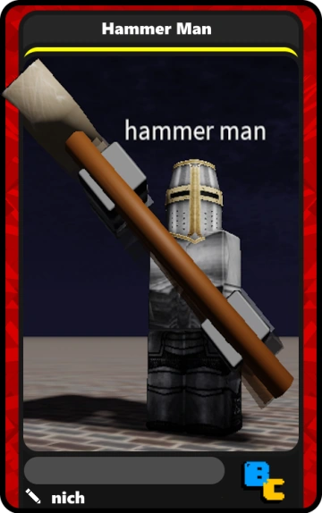 Hammer Man | Blox Cards Fanonpedia Wiki | Fandom