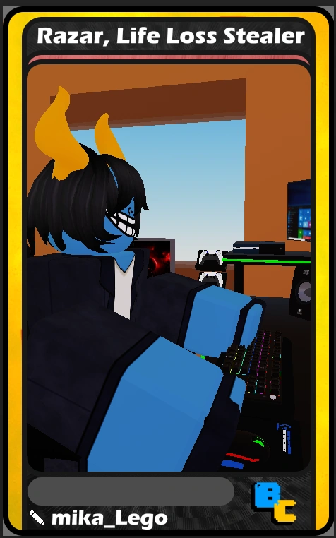 Razar, Life Loss Stealer | Blox Cards Fanonpedia Wiki | Fandom