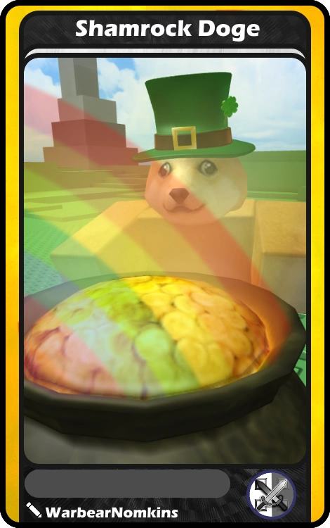 Shamrock Doge | Blox Cards Wikia | Fandom