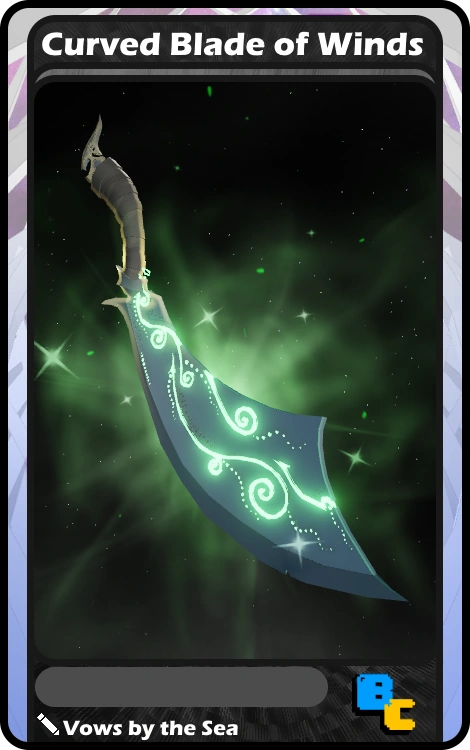 Curved Blade of Winds | Blox Cards Wikia | Fandom