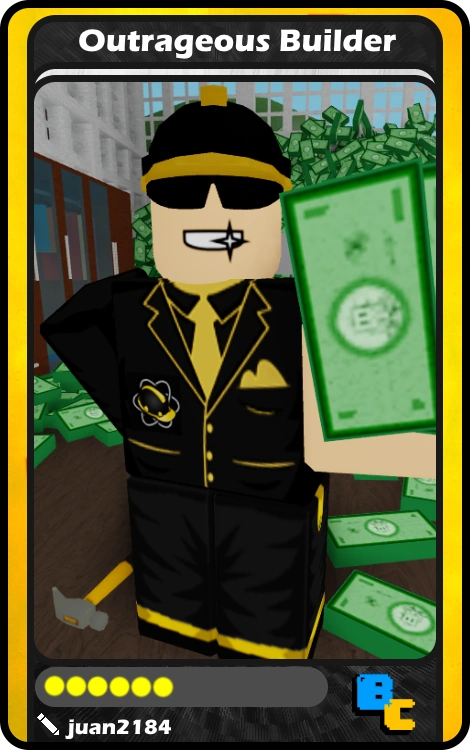Outrageous Builder | Blox Cards Wikia | Fandom