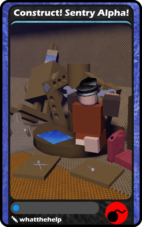Construct! Sentry Alpha! | Blox Cards Wikia | Fandom