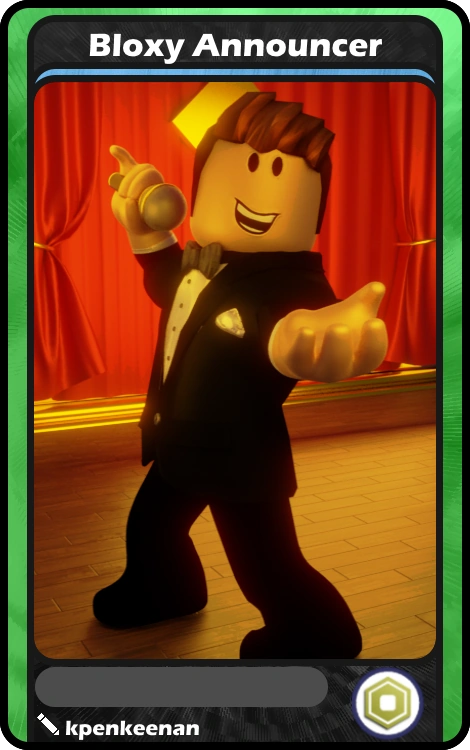 Bloxy Announcer | Blox Cards Wikia | Fandom