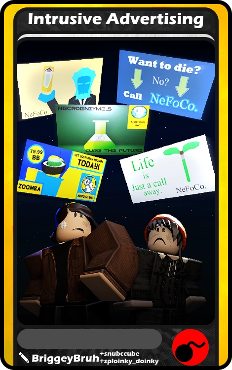 Intrusive Advertising | Blox Cards Wikia | Fandom
