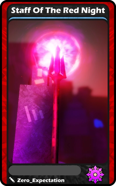 Staff of the Red Night | Blox Cards Wikia | Fandom