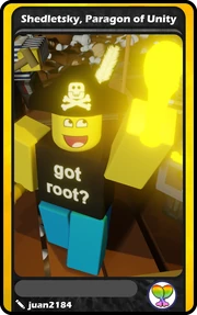 Shedletsky, the Fried One | Blox Cards Wikia | Fandom