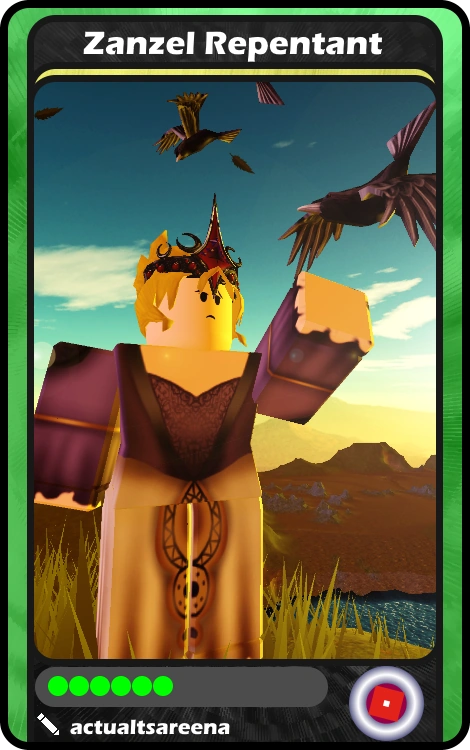 Zanzel Repentant | Blox Cards Wikia | Fandom