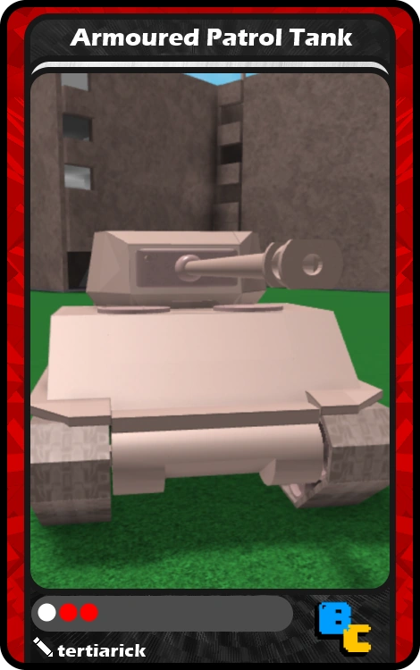 Armoured Patrol Tank | Blox Cards Wikia | Fandom