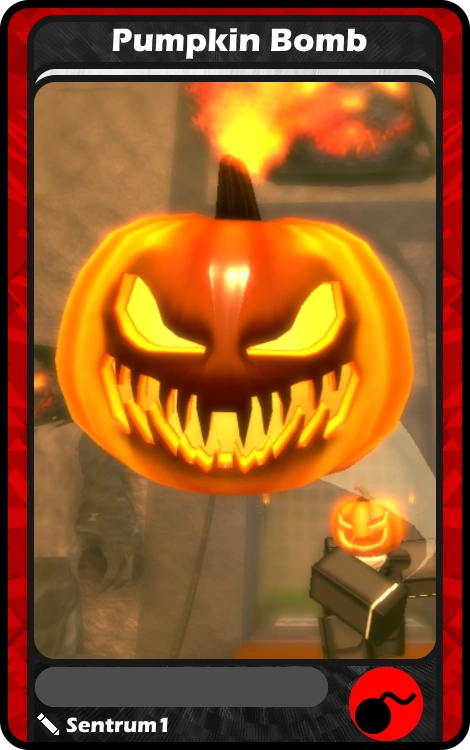 Pumpkin Bomb | Blox Cards Wikia | Fandom