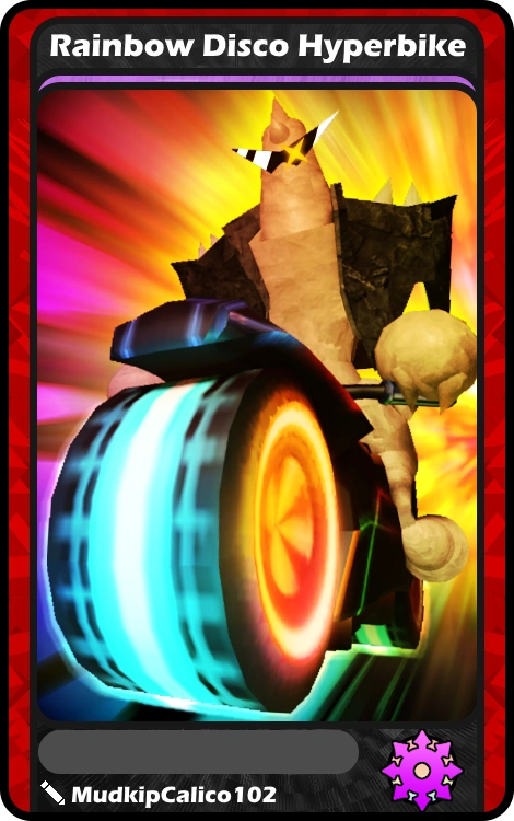 Rainbow Disco Hyperbike | Blox Cards Wikia | Fandom