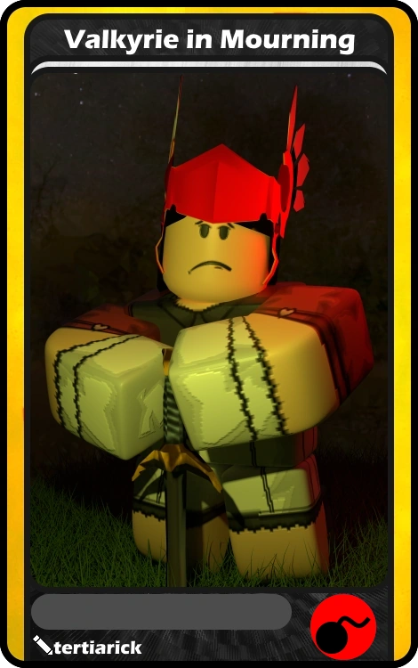 Valkyrie in Mourning | Blox Cards Wikia | Fandom