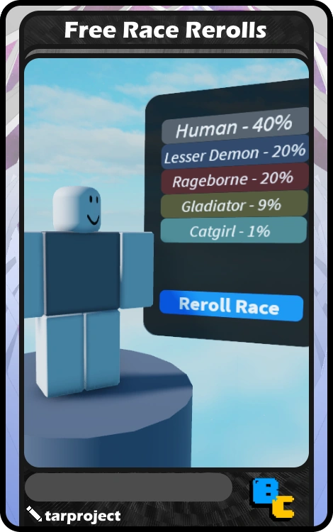 Free Race Rerolls | Blox Cards Wikia | Fandom