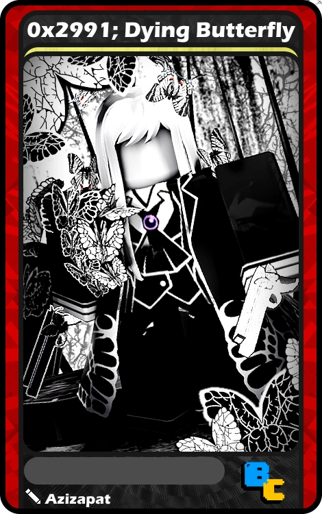 0x2991; Dying Butterfly | Blox Cards Wikia | Fandom