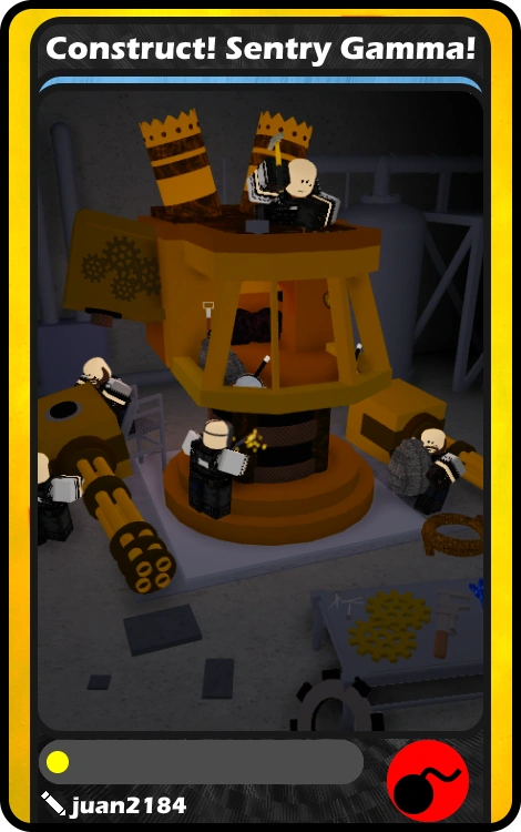 Construct! Sentry Gamma! | Blox Cards Wikia | Fandom
