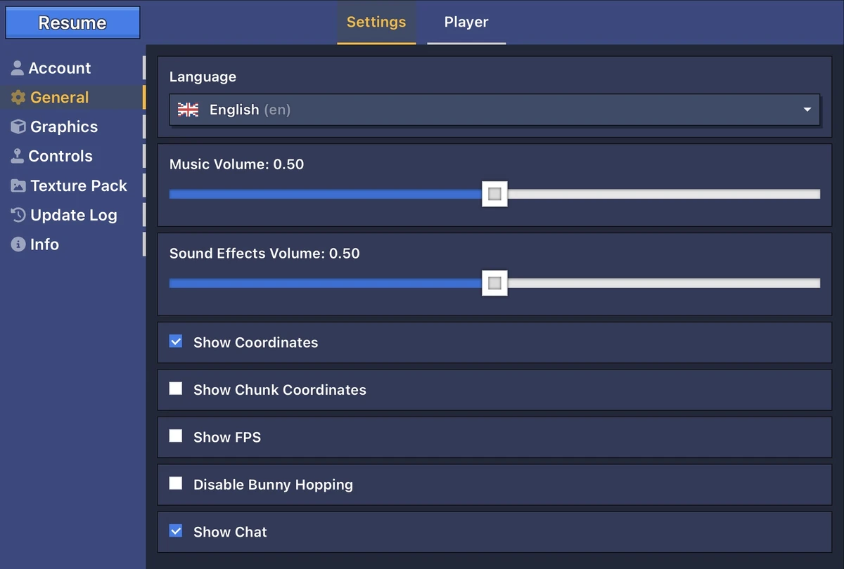 Settings | Bloxd.io Wiki | Fandom