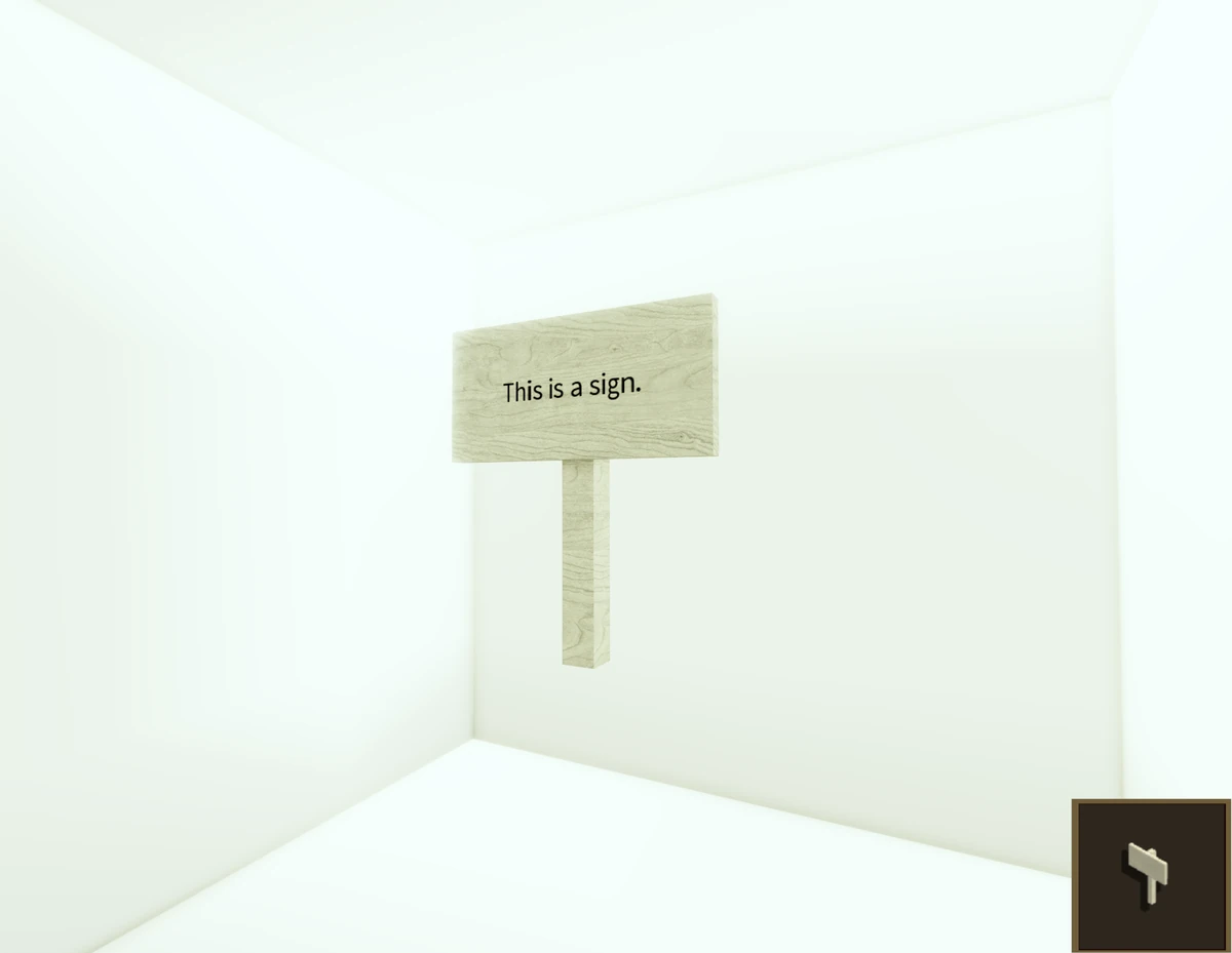 Signs | Bloxel Wiki | Fandom