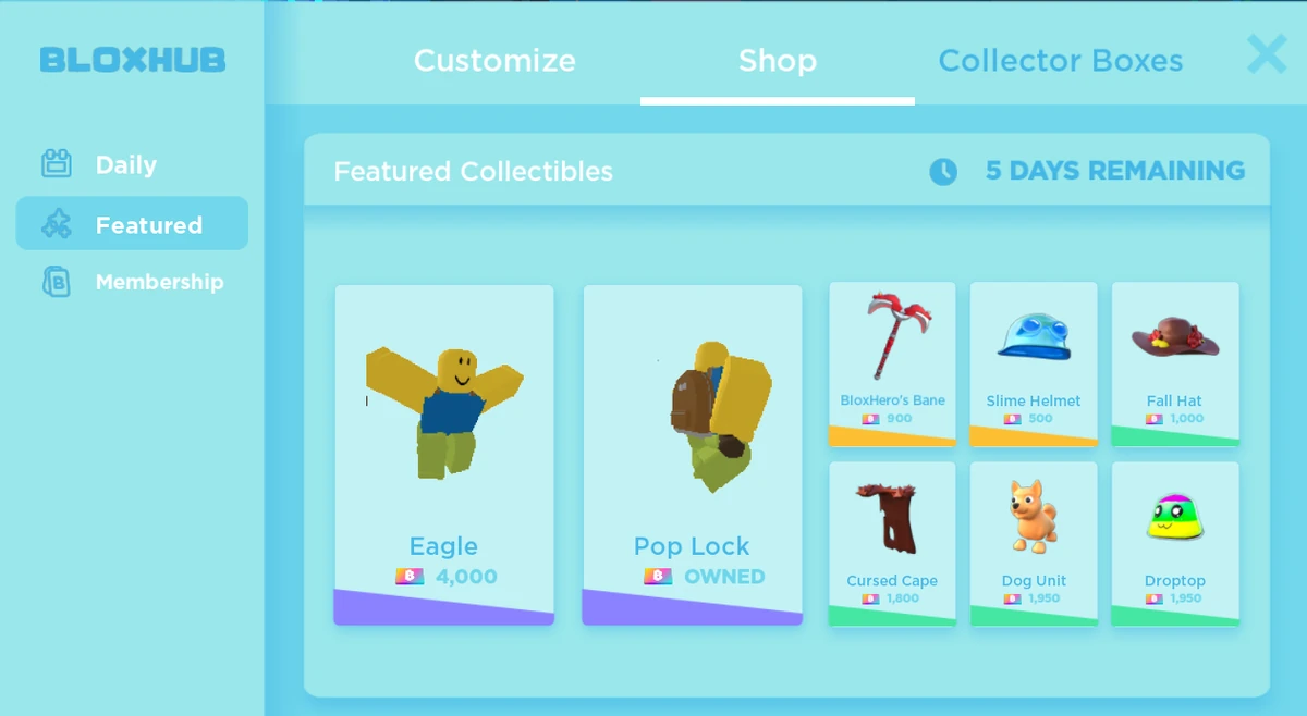 Collectibles | Bloxhub Wiki | Fandom