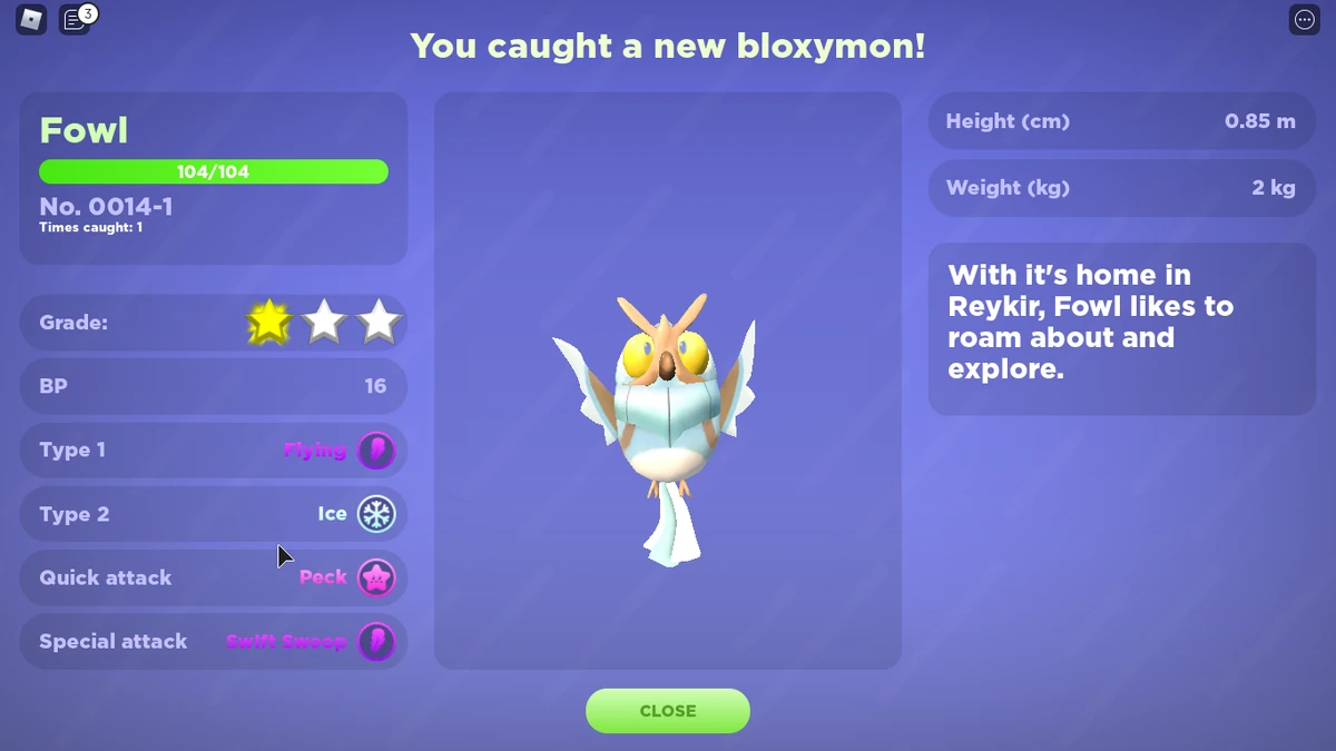 Fowl | Bloxymon Wiki | Fandom