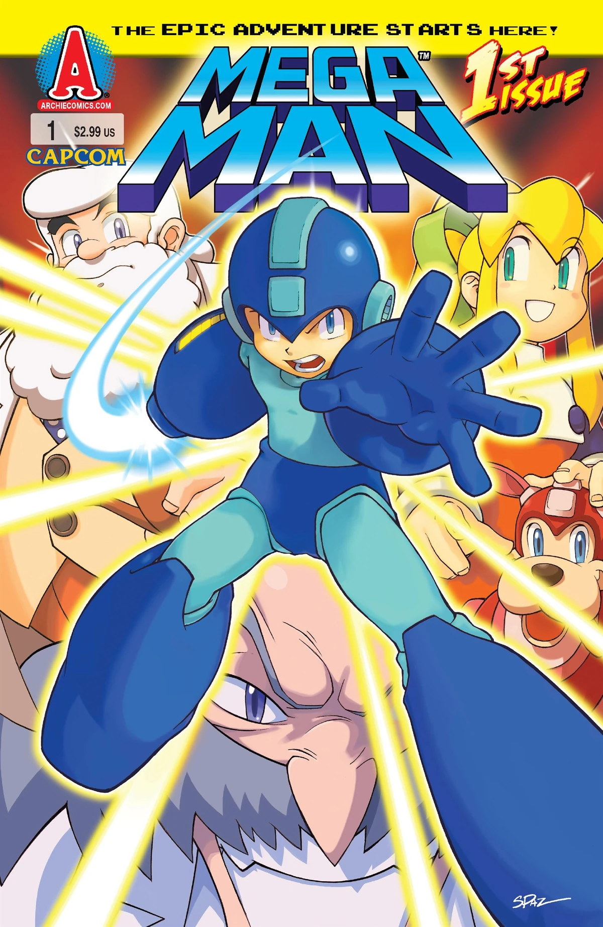Archie Mega Man Issue 001 | Blue Bomber Comics Wiki | Fandom