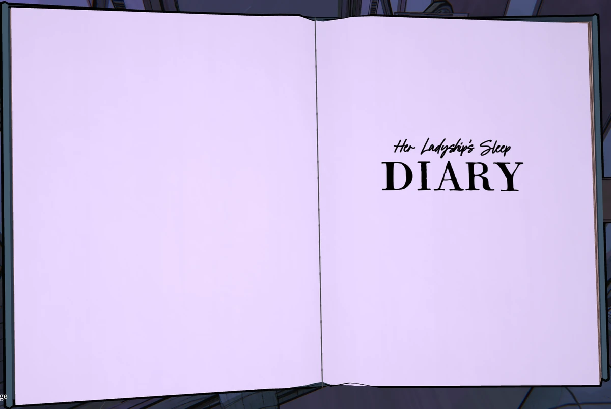 Her Ladyship's Diary | Blue Prince Wiki | Fandom