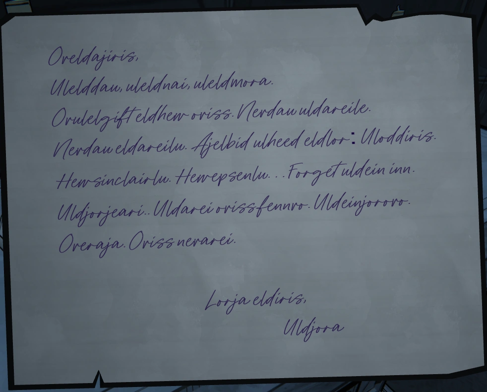 Secret Tomb Letter | Blue Prince Wiki | Fandom